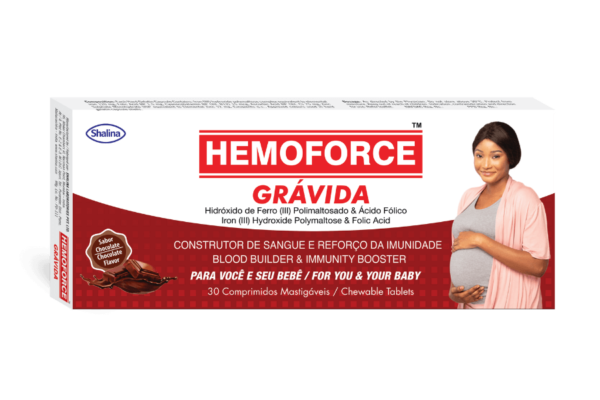 Comprimido Mastigável Hemoforce - Shalina Healthcare