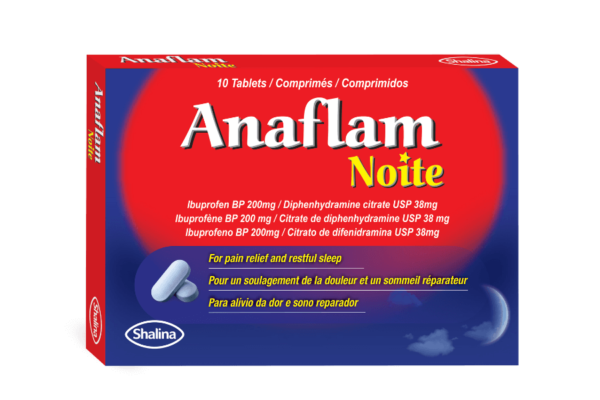 Anaflam Night Tablets - Shalina Healthcare